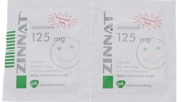 Phản ứng phụ và liều lượng thuốc kháng sinh zinnat 125