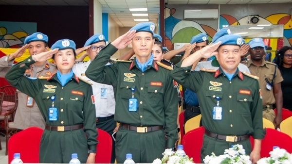 Vietnamese police officers honoured by UNMISS - Public Security News