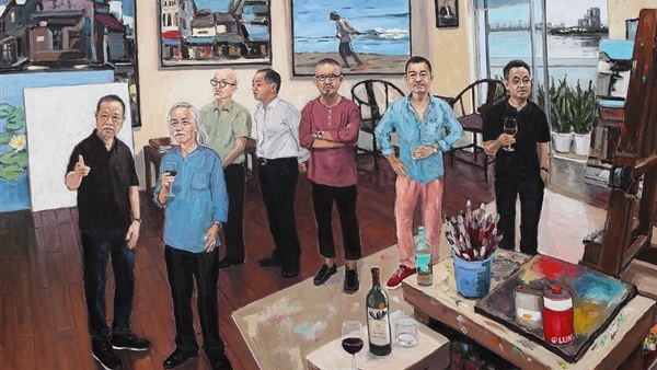 Họa sĩ Phạm Luận: Vẽ chân dung là vẽ chính mình - Báo Công an Nhân dân điện tử