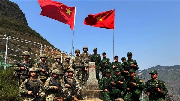 Vietnamese and Chinese border protection forces conduct joint patrols ...